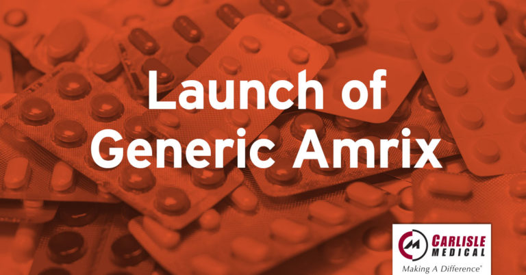 Launch of Generic Amrix - Carlisle Medical