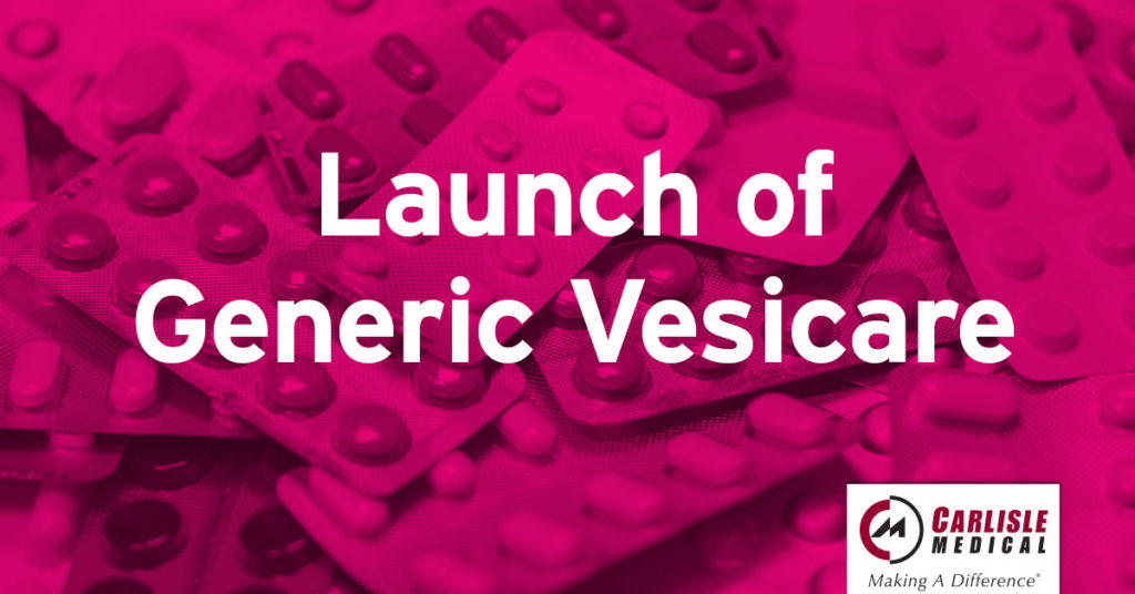 Launch of Generic Vesicare - Carlisle Medical