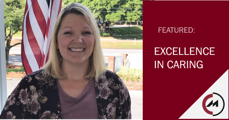 Our October Excellence In Caring Featured Winner Is Erica