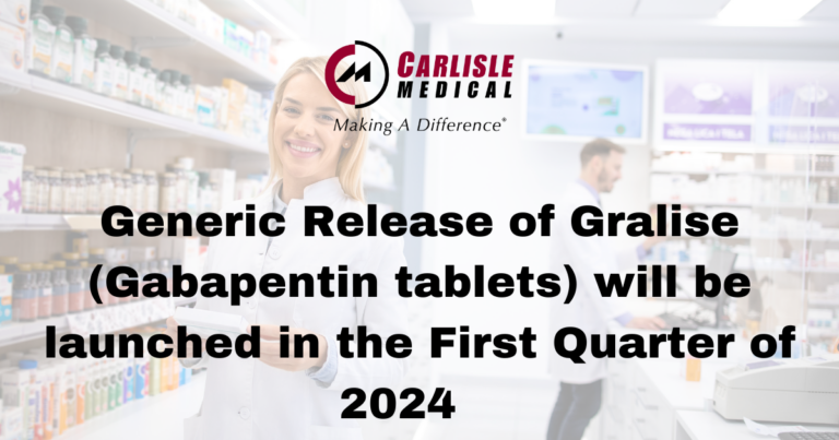 Generic Release of Gralise (Gabapentin tablets) will be launched in the ...